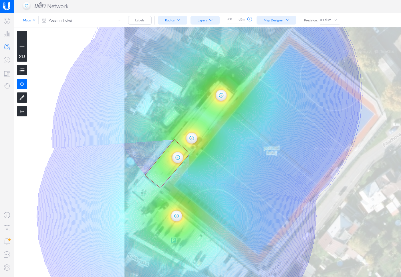 Ubiquiti UniFi Case Study: Pokrytí stadionu v Hradci Králové